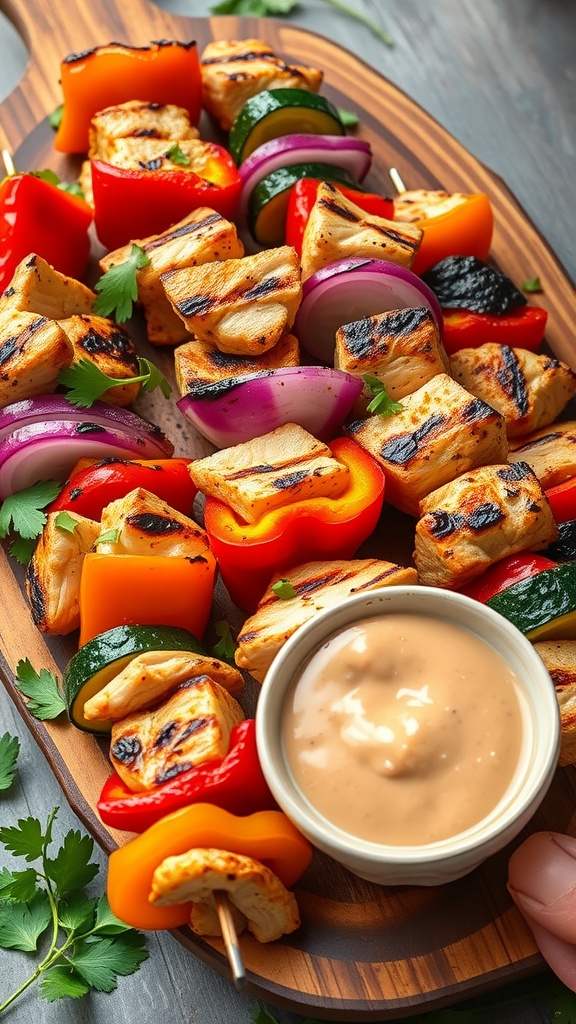 Succulent Grilled Chicken Kabobs Recipe